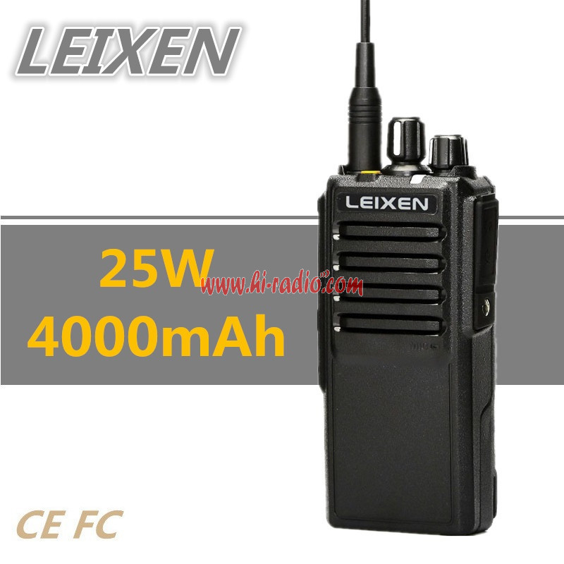Leixen NOTE UHF 25W 4000mAh Handheld Professional Two Way Radio ...