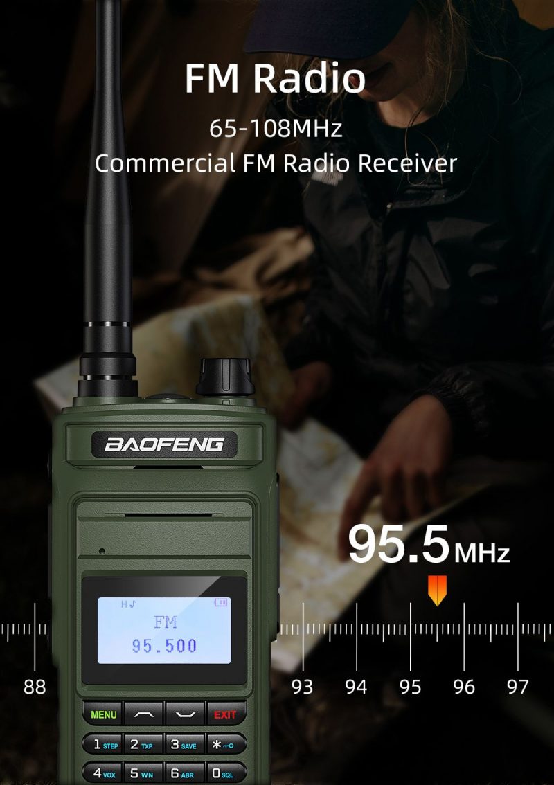 Baofeng P15UV 10W Walkie Talkie Dual Band Two Way Radios - Walkie-Talkie