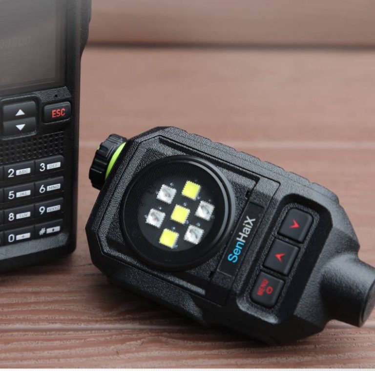 Bluetooth Microphone Dual PTT for Senhaix GT-12 SHX-8900 8800 etc Two way Radio